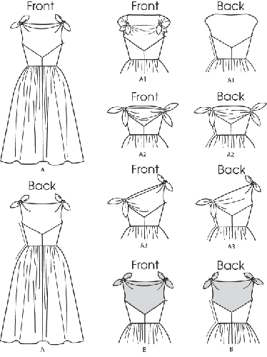 I made it dress using a vintage pattern from Simplicity. I had to ...