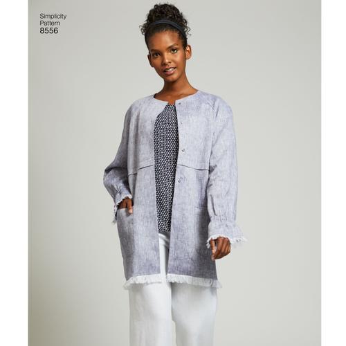 Very Sheer Chiffon Blouse with back yoke [Simplicity 8556 Blouse] : r ...