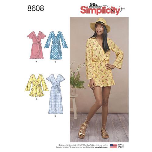 [Simplicity 8608] I made a cute romper for myself! : r/sewing